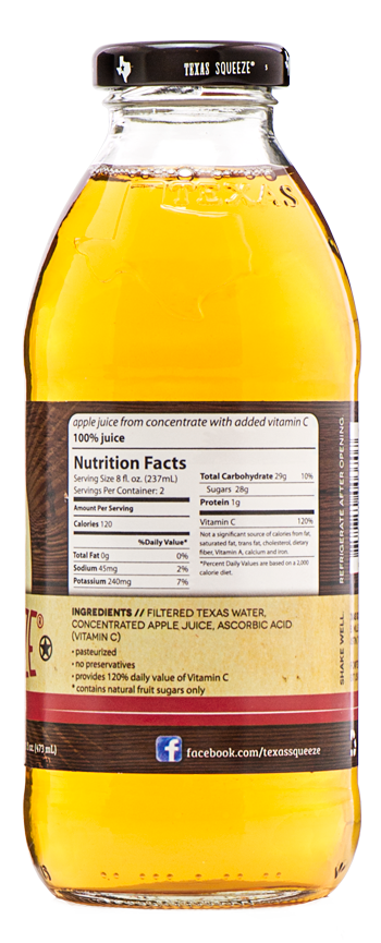 100% Apple Juice (case) – Texas Teas